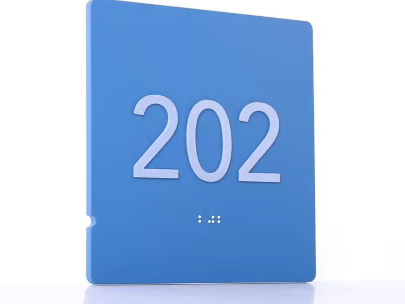 custom ADA Braille sign raised letters plaque braille signage ...